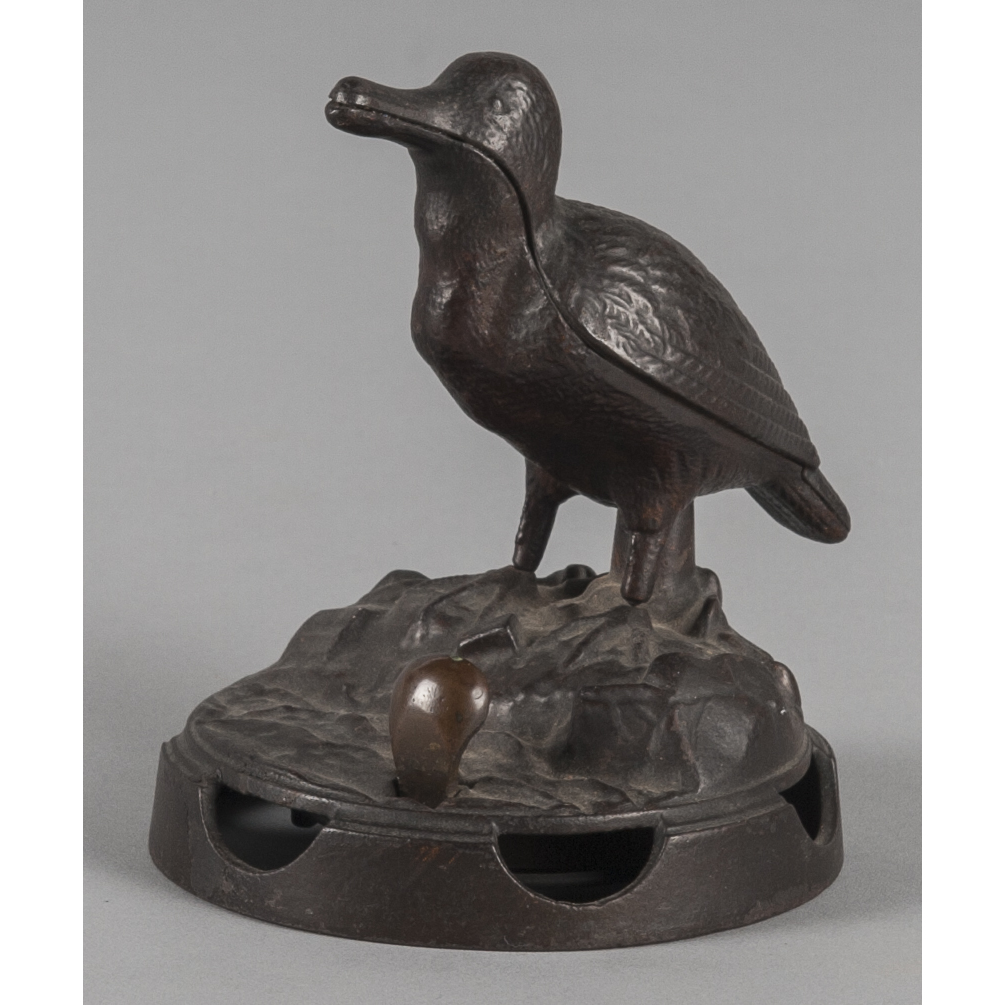 Antique cast iron bird bell - pastorjunky