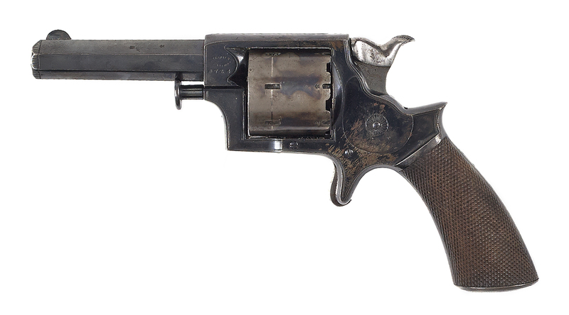 Cased Thomas Blissett Tranter revolver, .32 calibe - auctions & price ...