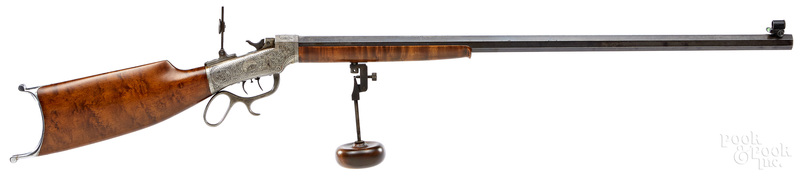 Custom Marlin Ballard single shot rifle - auctions & price archive