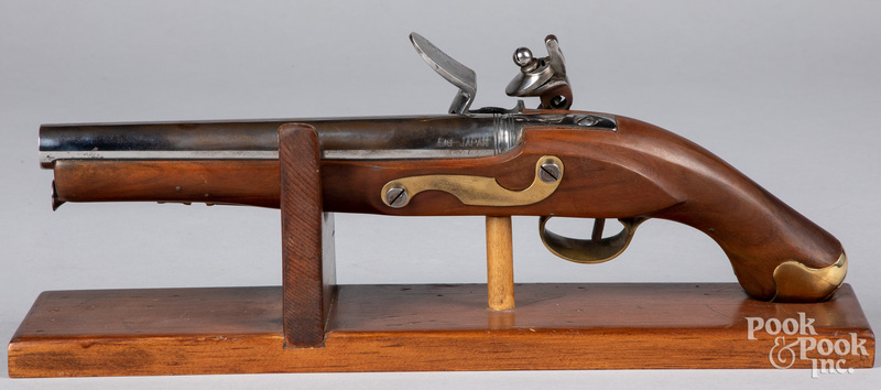 Contemporary British Tower flintlock pistol - auctions & price archive